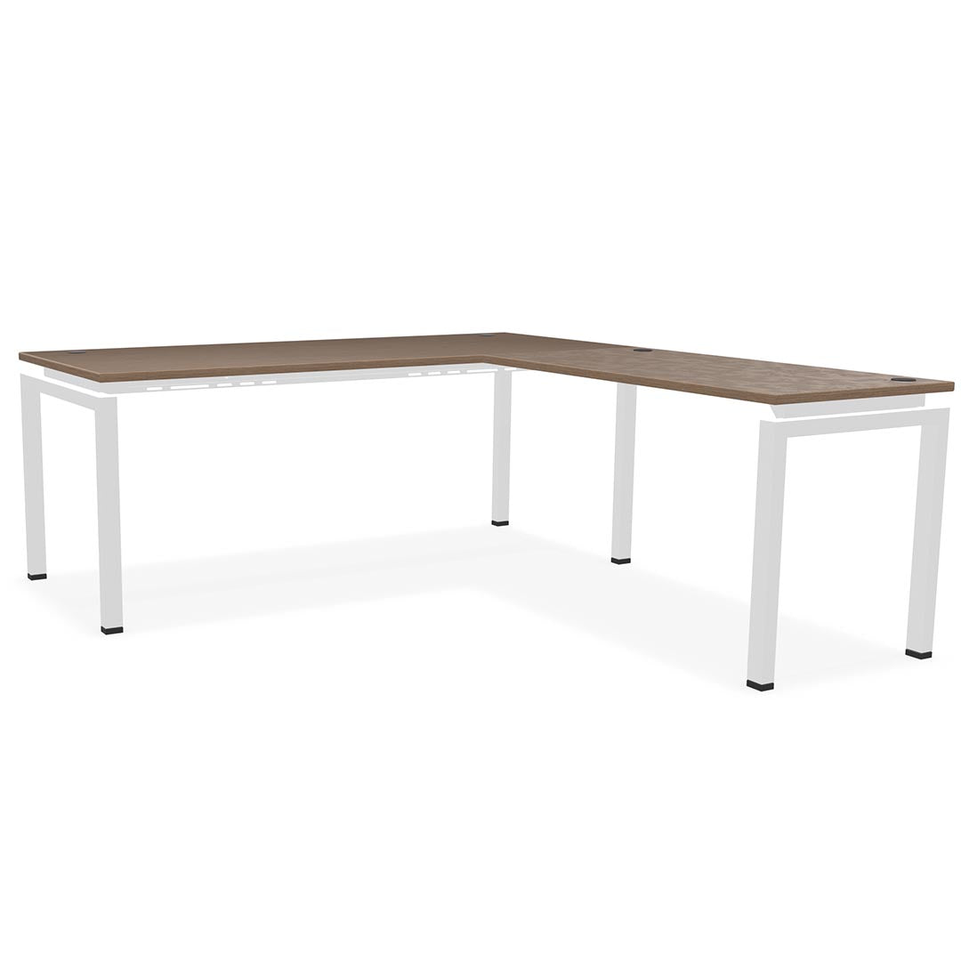 L-Shaped Desk: 30x72” Desk + 24x48” Return | Kansas City Office Furniture