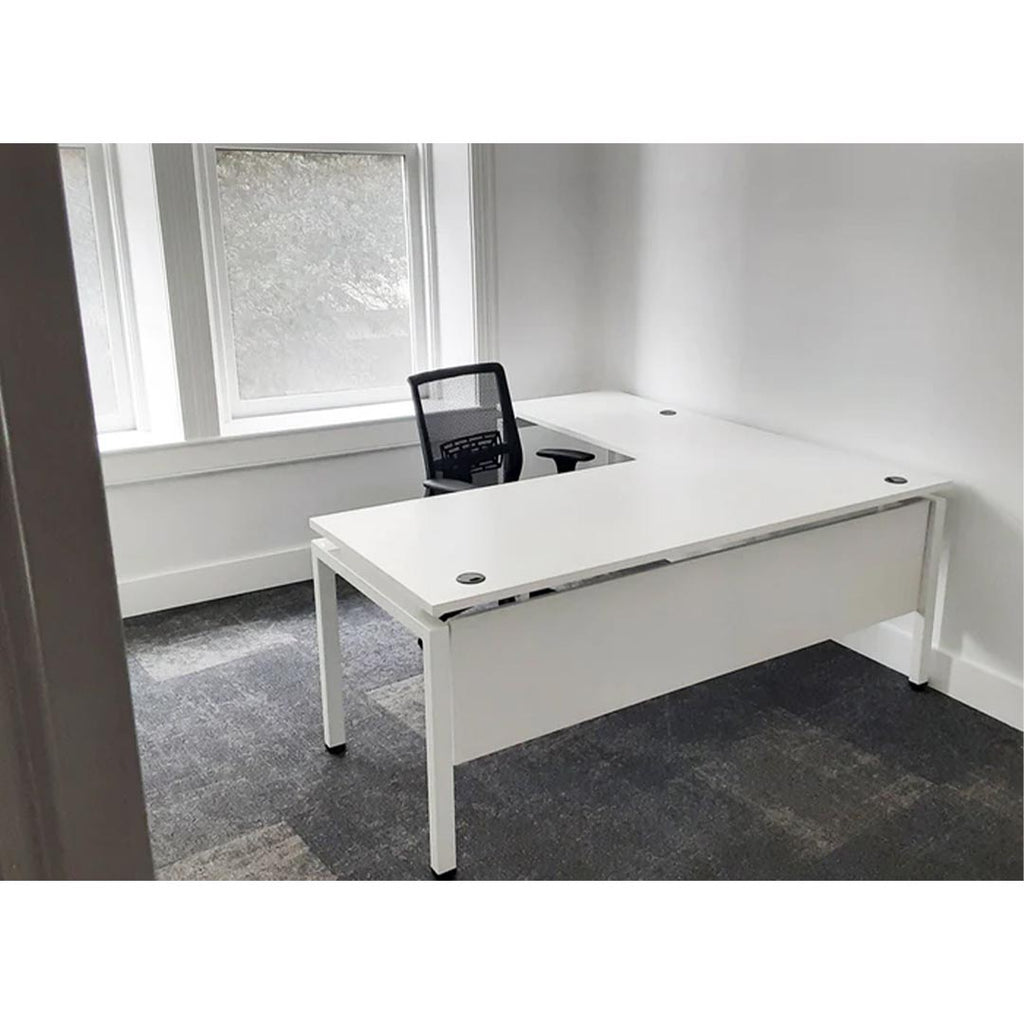L-Shaped Desk: 30x72” + 24x48” Return – Kansas City Office Furniture
