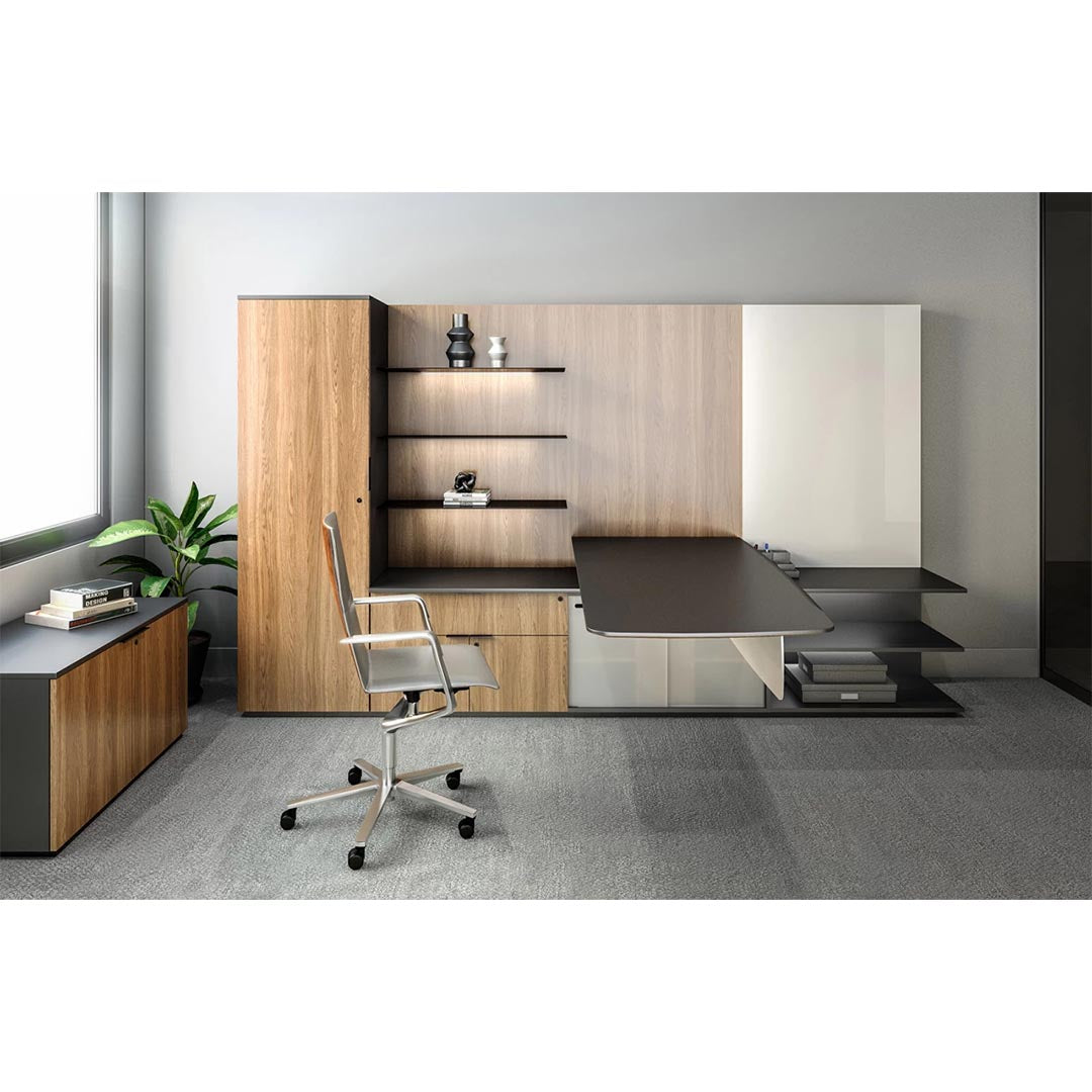 Cayman Office Desk with Height-Adjustable Worksurface | Kansas City ...