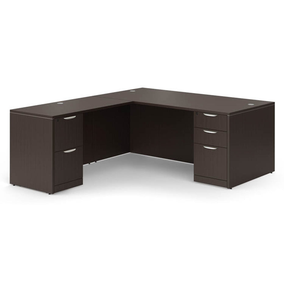 L-Shaped Desk 36x72” with 24x48” Return